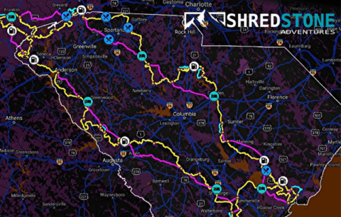 South Carolina Adventure Route- The Decision - Shred Stone Adventures